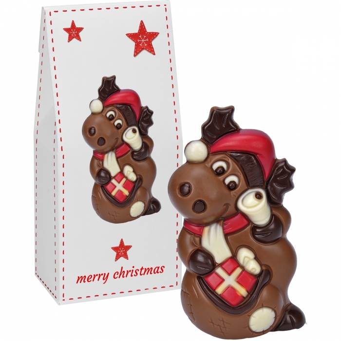 Chocolate Rudolph in a Box | UK Corporate Gifts
