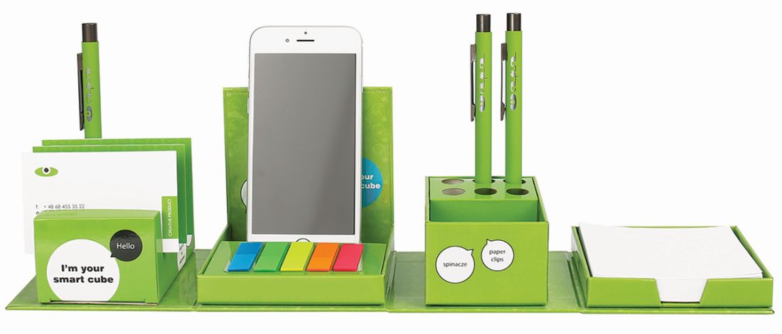 Smart Cube - Foldable Desk Tidy | UK Corporate Gifts