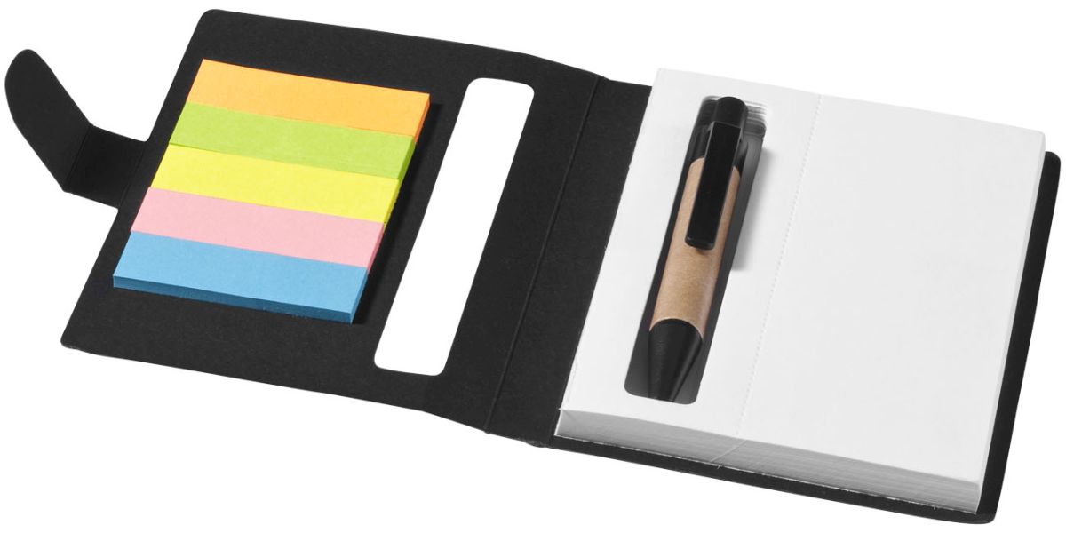 Reveal Coloured Sticky Notes Booklet With Pen | UK Corporate Gifts