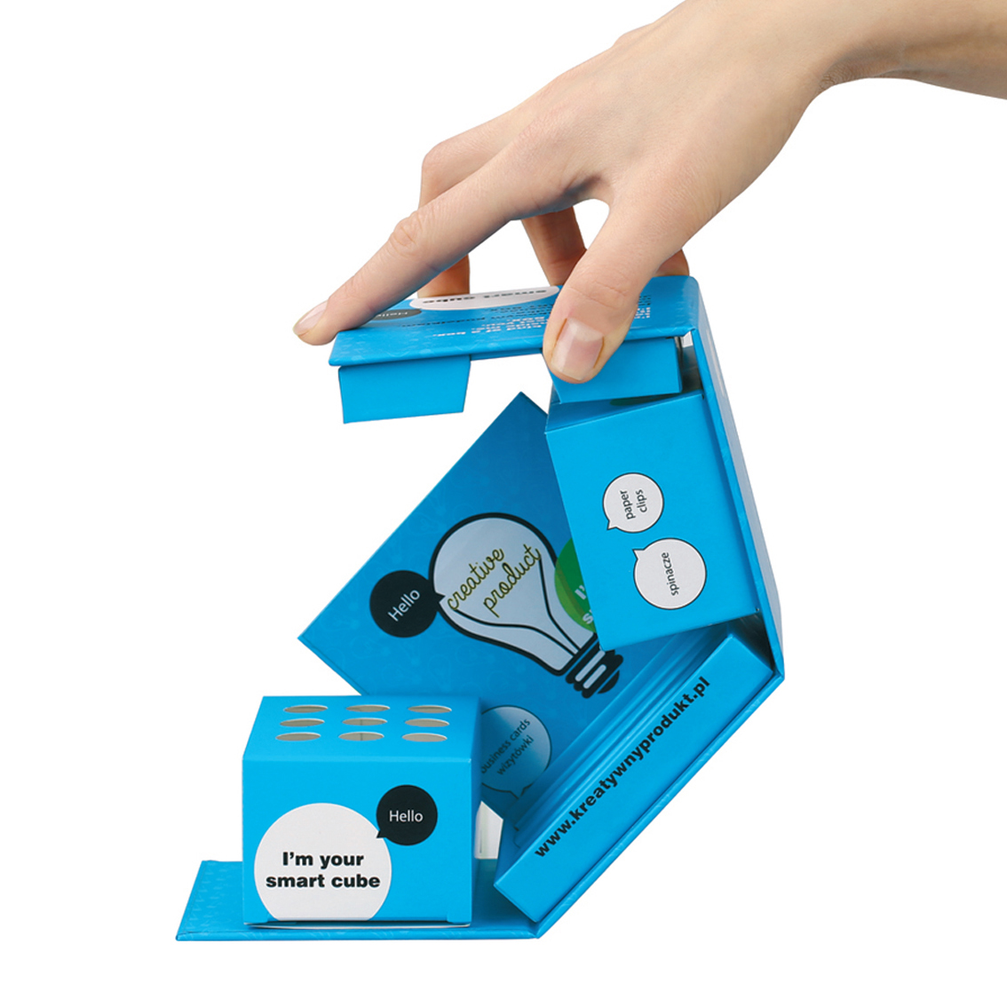 Smart Cube - Foldable Desk Tidy | UK Corporate Gifts